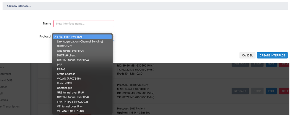 Network | eSIX Documentation Center